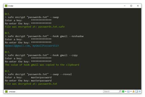 GitHub Ramtinsoltani Safe Cli A Simple Command Line Interface Which Encrypts And Decrypts UTF