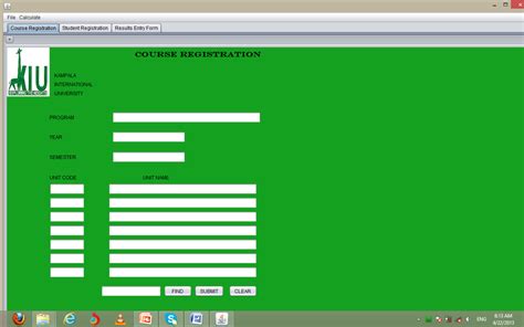 Course Registration Form Download Scientific Diagram