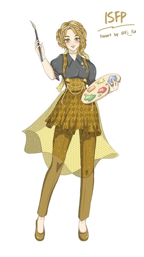 Isfp Mbti Fanart Animasi Kepribadian Desain