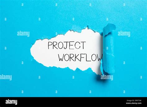 Hand Writing Sign Project Workflow Concept Meaning Evaluate Your