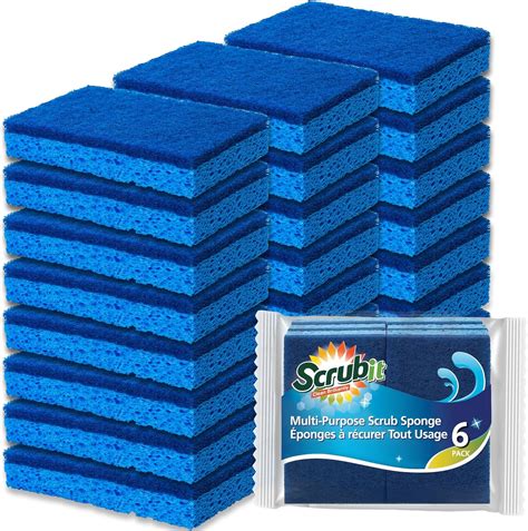 Cleaning Scrub Sponge By Scrub It Non Scratch Scrubbing Dish