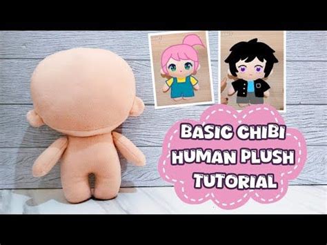 Basic Chibi Plush Tutorial Pdf Pattern Available Easy Sewing How