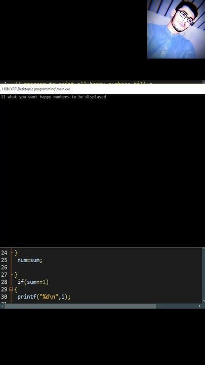 C Programming Print All Happy Numbers Till N Coding With Sohail