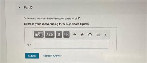 Solved Express Force F As A Cartesian Vector Figure Chegg