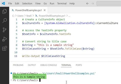 How To Convert A String To Title Case In Powershell