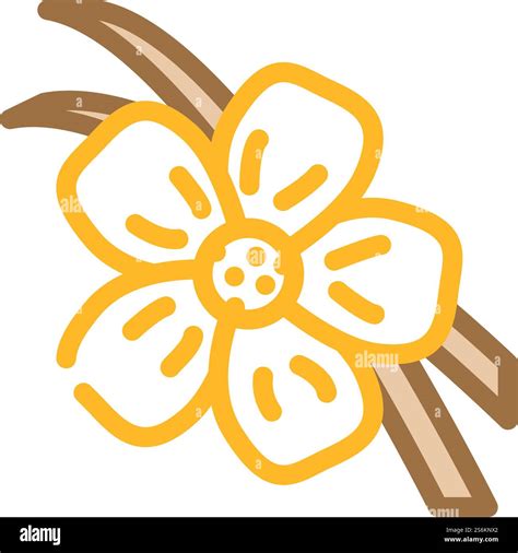 Vanilla Sticks Color Icon Vector Vanilla Sticks Sign Isolated Symbol