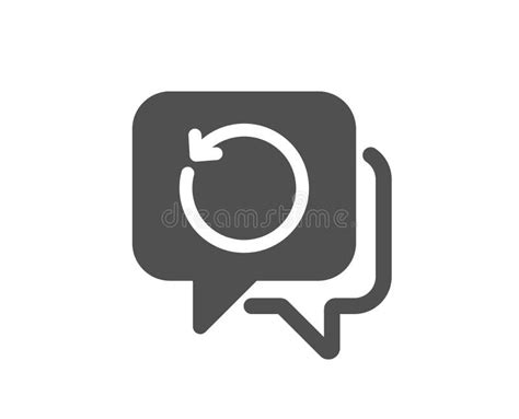 Recovery Info Line Icon Backup Data Sign Restore Information Vector Stock Vector