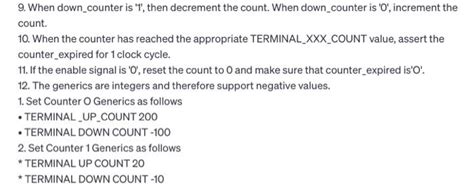 Solved I Need Vhdl Code Please Dont Explain The Steps I