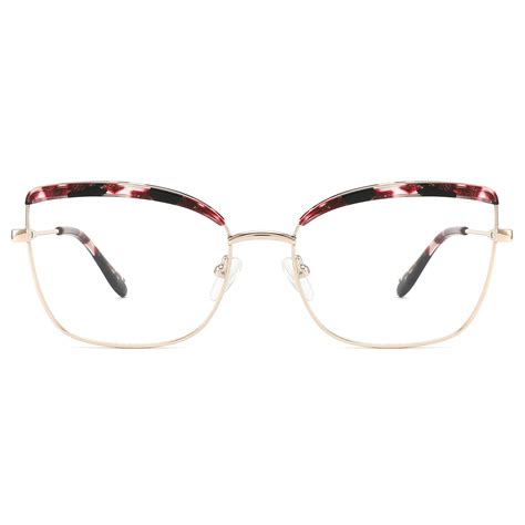 Brand Design Acetate With Metal For Men Women Optical Frames Metal
