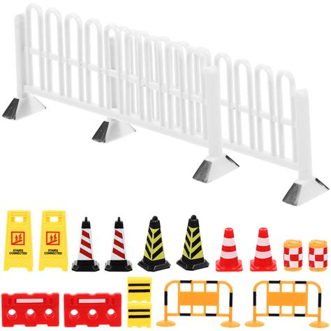 미니어처 건설 교통 표지판 거리 표지판 도시 교통 현장 도로 교통 표지판 18 개 공급 제도