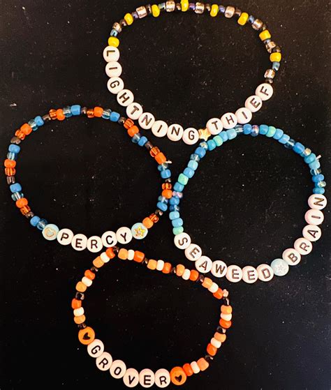Percy Jackson Friendship Bracelets Etsy Canada Percy Jackson