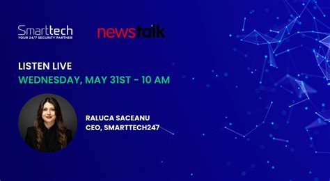Smarttech247 On Linkedin Tune In To Newstalk From 10am To Hear From Smarttech247 Ceo Raluca…
