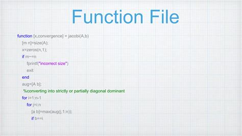 Marlab Codes For Gauss Seidel Ppt