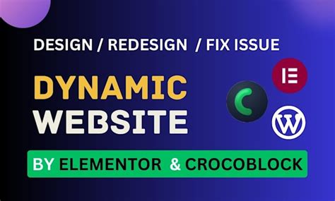 build dynamic website by crocoblock elementor pro jet engine by dev