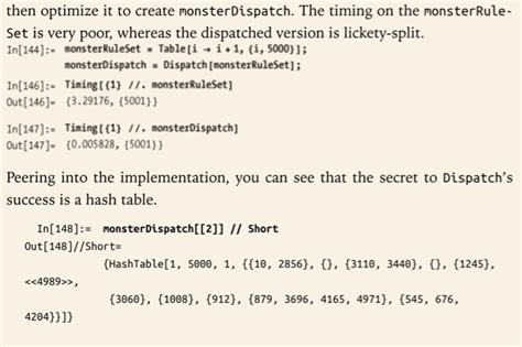 Performance Tuning What Kind Of Patterns In A List Of Rules Would