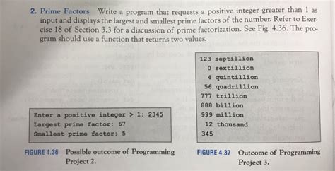 Solved Prime Factors Write A Program That Requests A Chegg