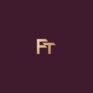 Premium Vector Ft Logo Design Vector Image