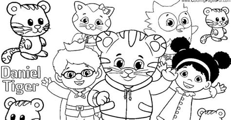 Printable Daniel Tiger Coloring Pages
