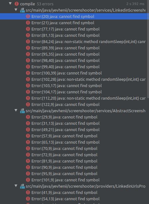Java Intellij Idea не видит классы и методы находящиеся в одном