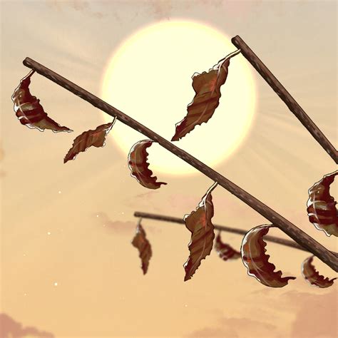 마하 스트럭 마른 나뭇가지와 나뭇잎 브러쉬 Png