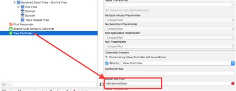 Swift Using Nstreecontroller With Nsoutlineview Stack Overflow
