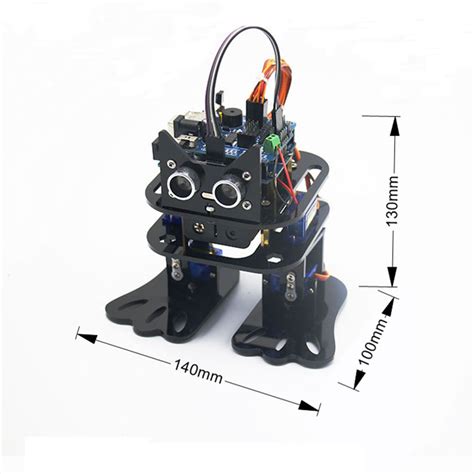 New Lobot Diy 4dof Walking Rc Robot Arduino Mixly Graphical Programming Bluetooth Control Smart