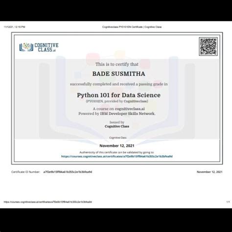 Susmitha Bade On Linkedin View My Verified Achievement Fromibm