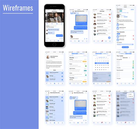 Online School Diary Web App On Behance