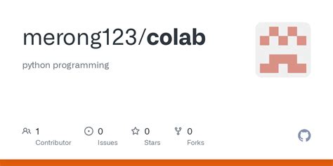 Github Merong123colab Python Programming
