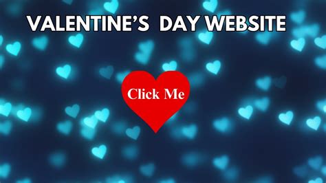 Valentines Day Website With Html Css And Js Webdevelopment Youtube