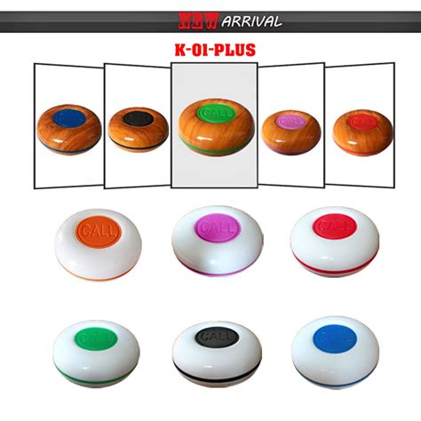 100 Waterproof 1 Key Transmitter Table Bell Call Ordering System