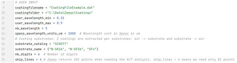 Python Zemax To Speos Coating Converter Zemax Community