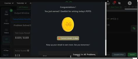 shanmathi k on linkedin geeksforgeeks codingchallenge problemsolving continuouslearning…