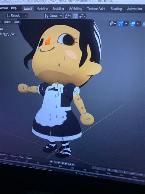 How To Connect All Parts Of The Model To The Bones Properly Materials And Textures Blender