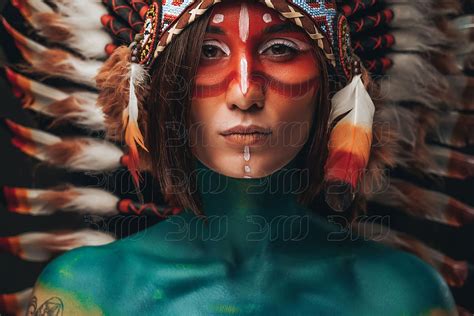 خرید و قیمت 5 عکس صورت دختر سرخ پوست ترب