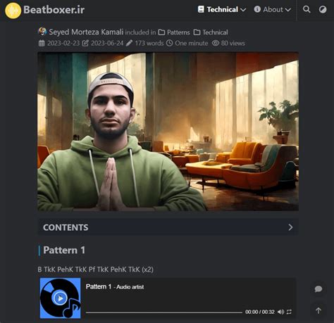 I Made A Site About Technical Patterns For Beatbox Rbeatbox