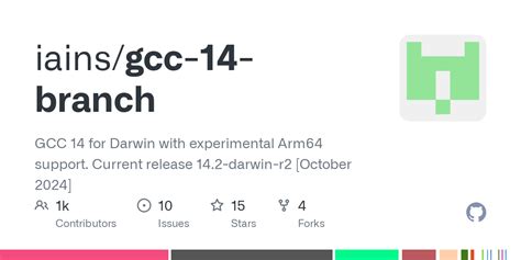 Github Iainsgcc 14 Branch Gcc 14 For Darwin With Experimental Arm64