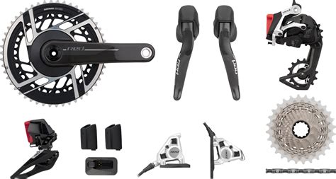 Sram Red E1 Axs Hrd Fm Groupset 2x12 Speed 37 50 Bike Components
