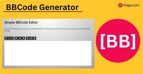 Html To Bbcode Converter Online Tool Yttags