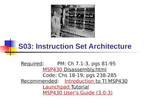 Pptx 21 Instruction Set Architecture Dokumentips