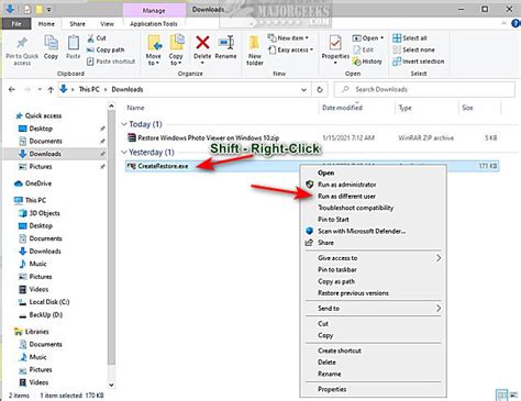 How To Run As Different User In Windows 10 And 11 Majorgeeks