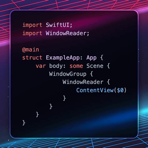 Windowreader For Macos Apps Rswiftui