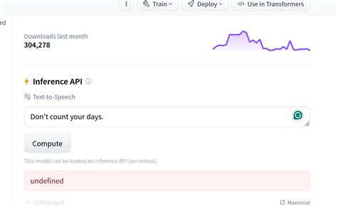 Undefined Error On Inference Api Serverless For Several Hf Text To