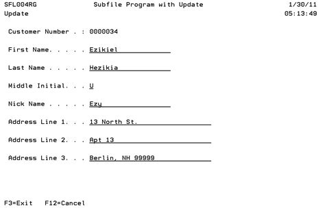 Modifying A Subfile Change Is Good Part MC Press Online