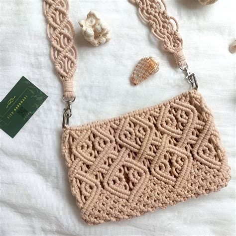 macrame patterns macrame bag pattern with pdf and video instruction etsy
