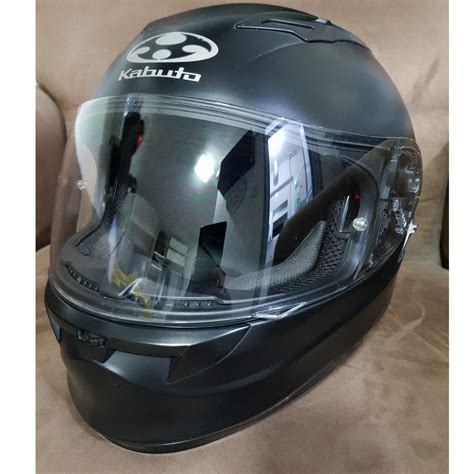 Ogk Kabuto Kamui M Size Full Face Helmet With Inner Sun Visor And