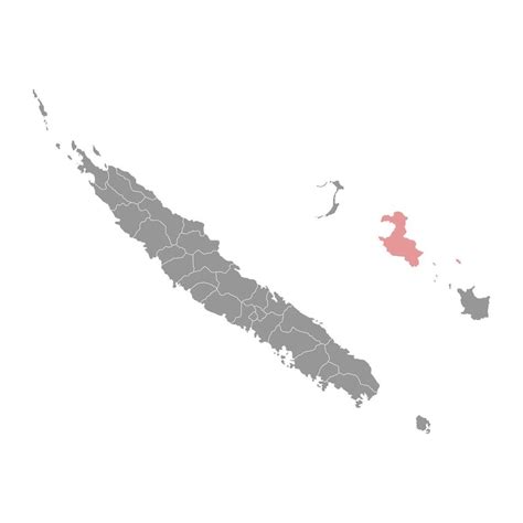 Lifou Commune Map Administrative Division Of New Caledonia