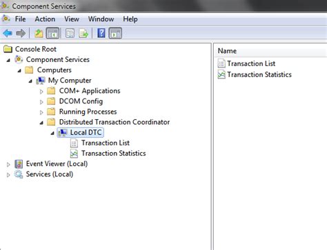 como utilizar o distributed transaction coordinator dtc anselme
