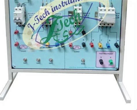 Mild Steel Analog Mcb Elcb Testing Trainer For Laboratory At ₹ 15000piece In Chennai Mild Steel Analog Mcb Elcb Testing Trainer For Laboratory At ₹ 15000piece In Chennai