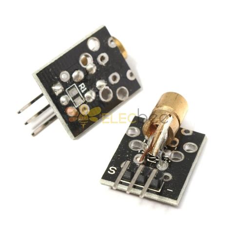 5pcs Ky 008 5v 3pin 650nm Transmitter Dot Diode Copper Head Red Laser Module Pic Diy